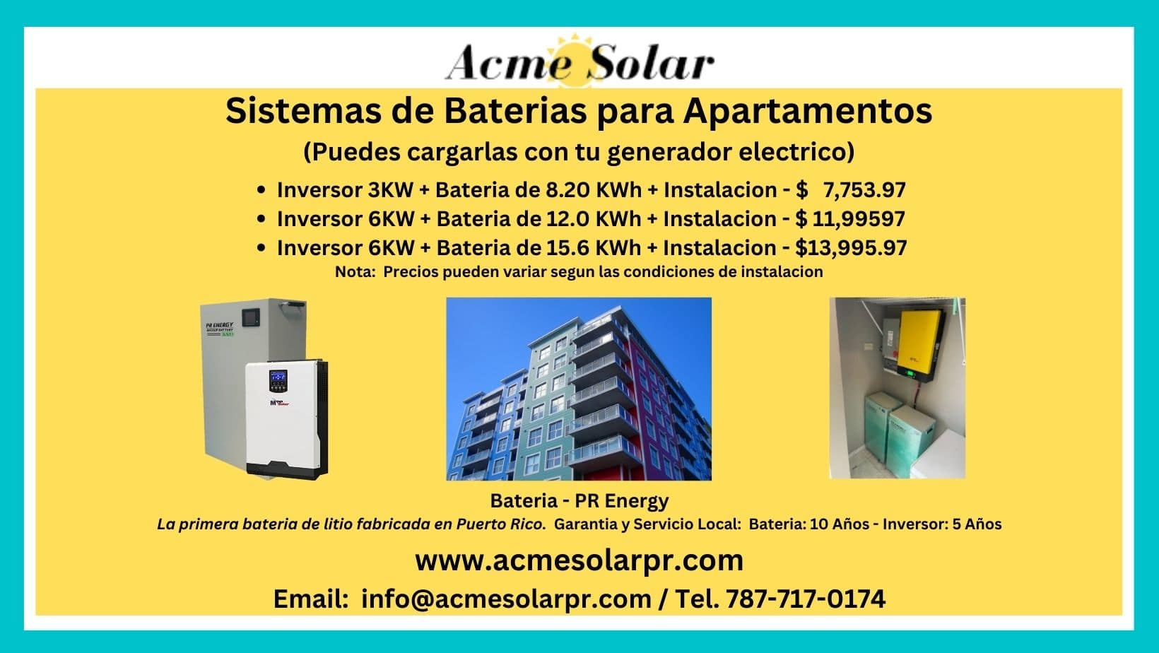 ACME Solar Puerto Rico, diseño, venta e instalacion de sistemas de ...